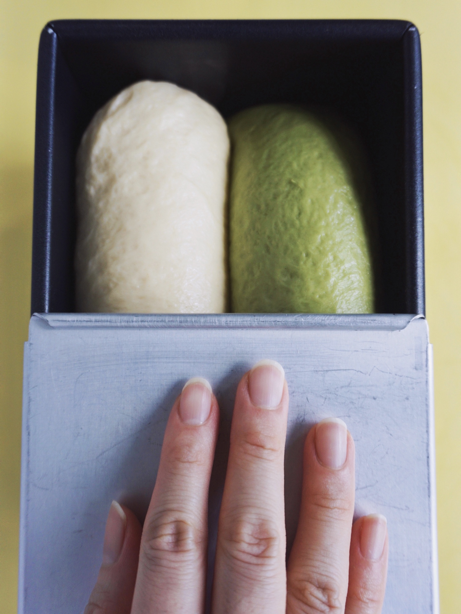 How to Bake Checkered Matcha Milk Bread - The Bakeanista